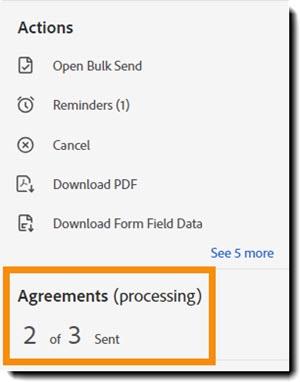Generate multiple agreements in bulk using a CSV form